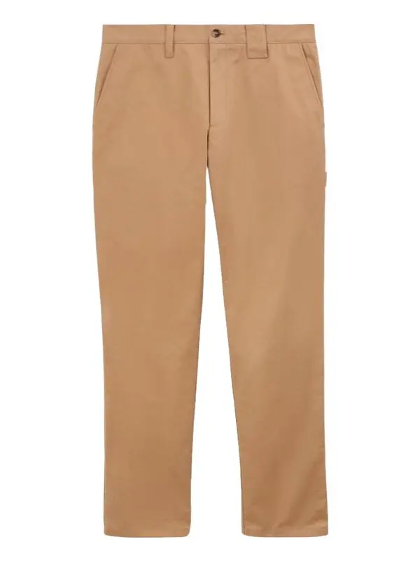 Burberry Straight Leg Tailored Trousers - Nude
