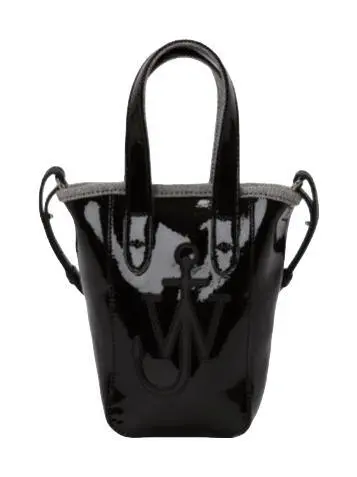 J.W.ANDERSON Jw Anderson Anchor Patch Mini Belt Tote Bag - Black