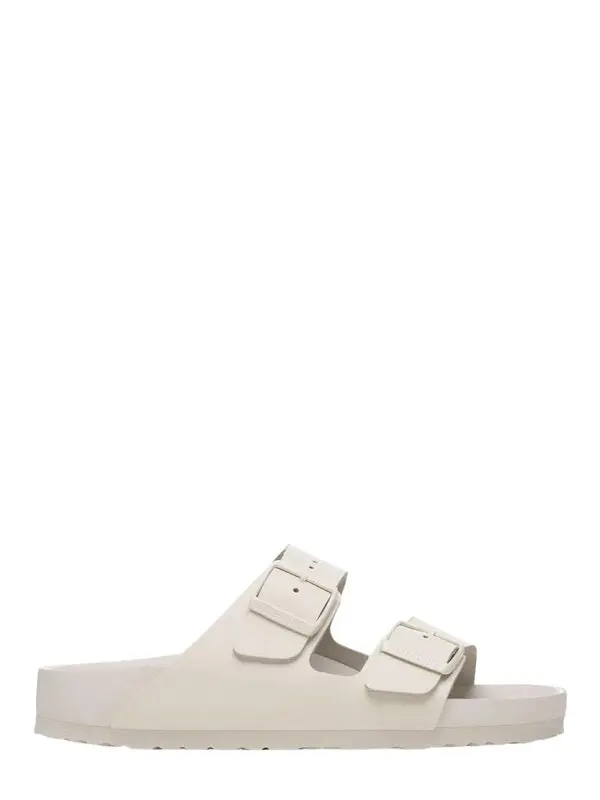 BIRKENSTOCK Open-toe Slip-on Sandals With Adjustable Buckle Straps - Eggshell