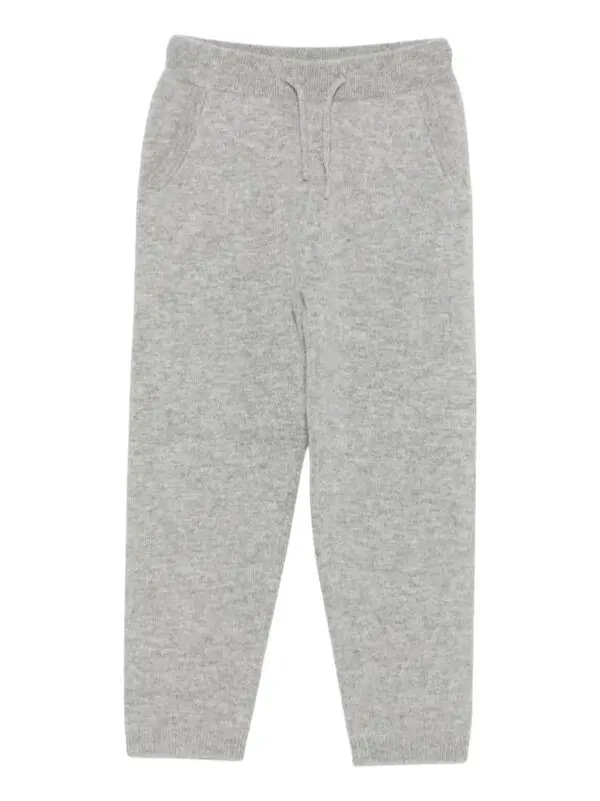 Bonpoint Tapered Drawstring Waist Track Pants - Gray