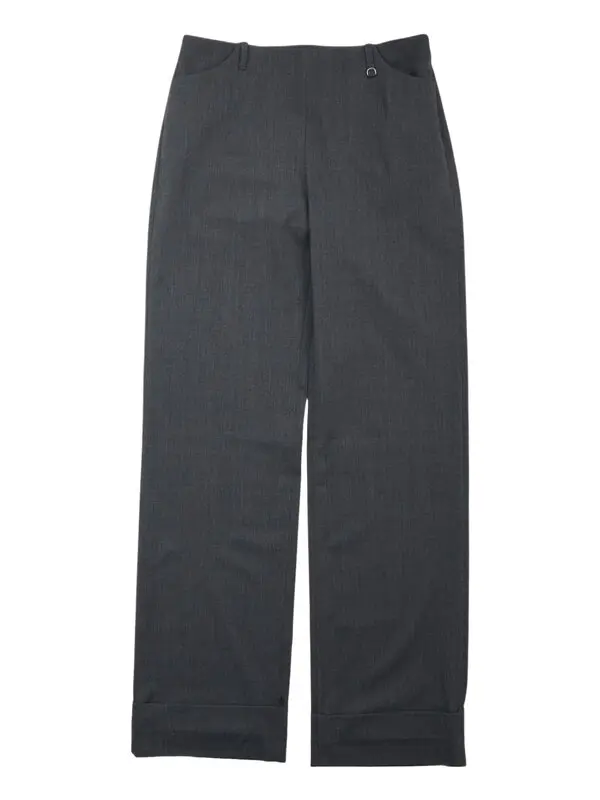 Paloma Wool Pleated Zipper Casual Trousers - Black