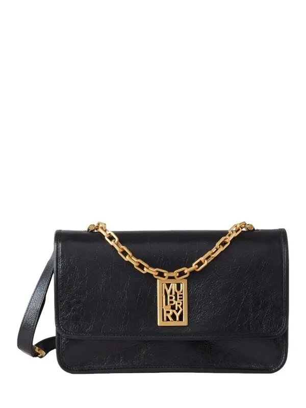 Mulberry Sadie Leather Shoulder Bag - Nude
