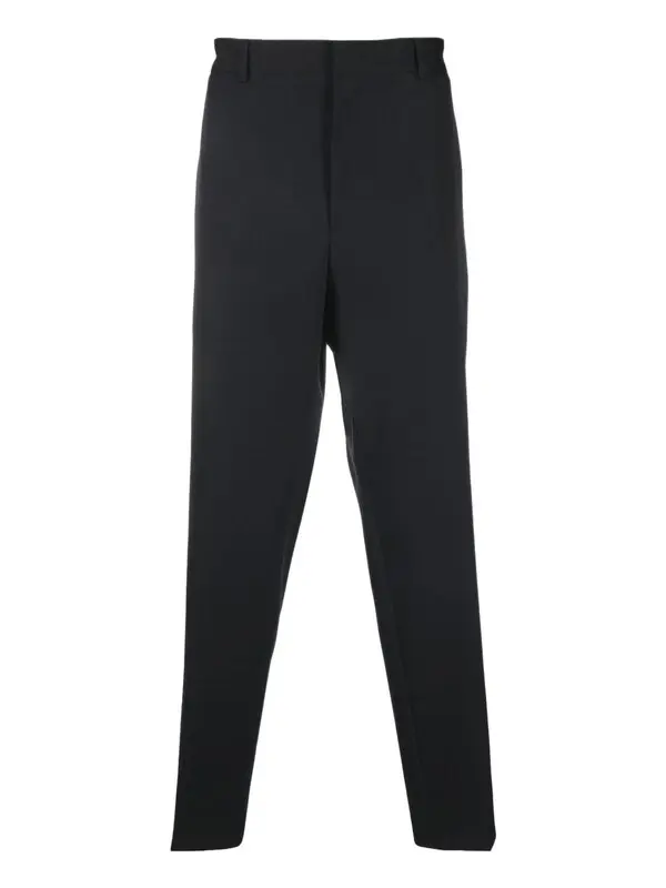 JIL SANDER Elasticated-waistband Cropped Trousers - Black