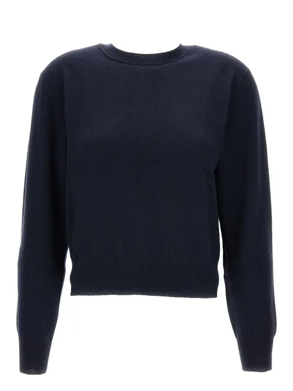 LISA YANG Greer Crewneck Knitted Sweater - Black
