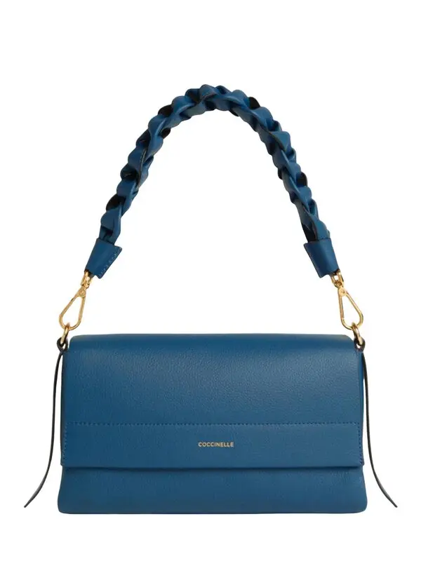 COCCINELLE Boheme Grana Double Small Shoulder Bag - Deep Blue