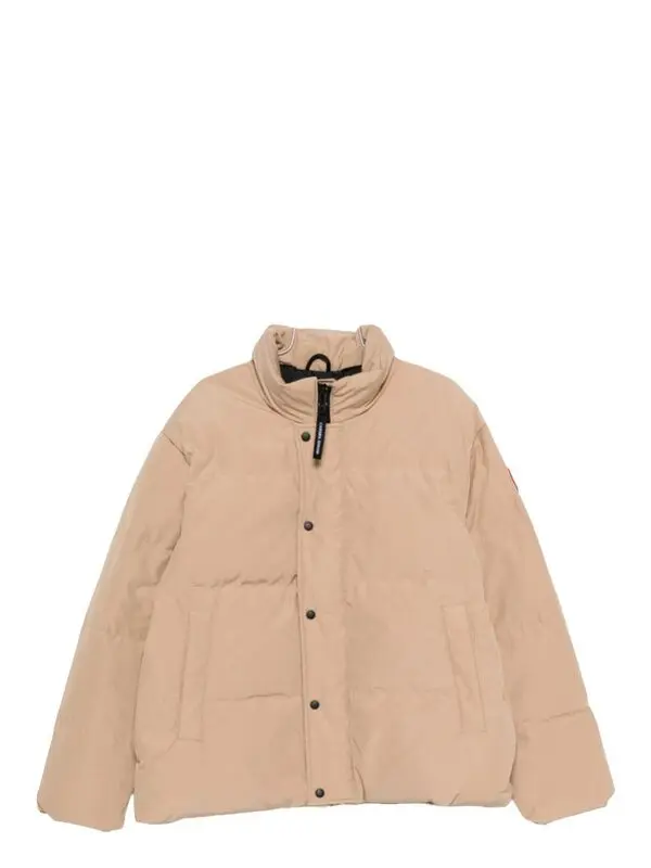 Canada Goose Bayview Logo Patch Down Jacket - Nude