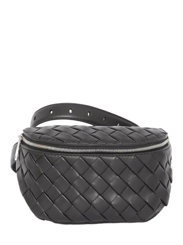 Bottega Veneta Zippered Waist Pack - Black