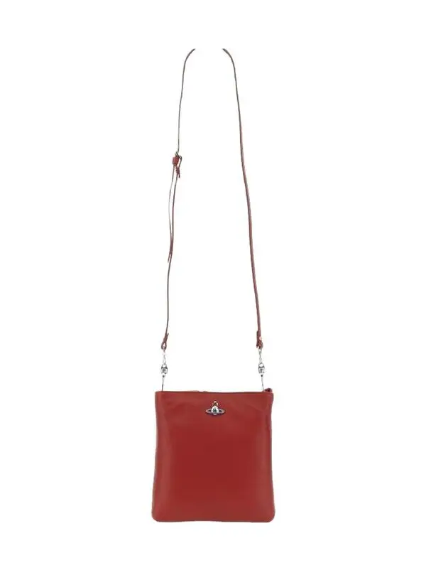 VIVIENNE WESTWOOD Logo Shoulder Bag - Red