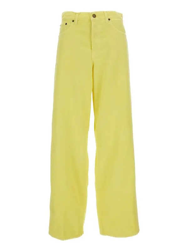 HAIKURE Bethany Wide-leg Jeans - Yellow