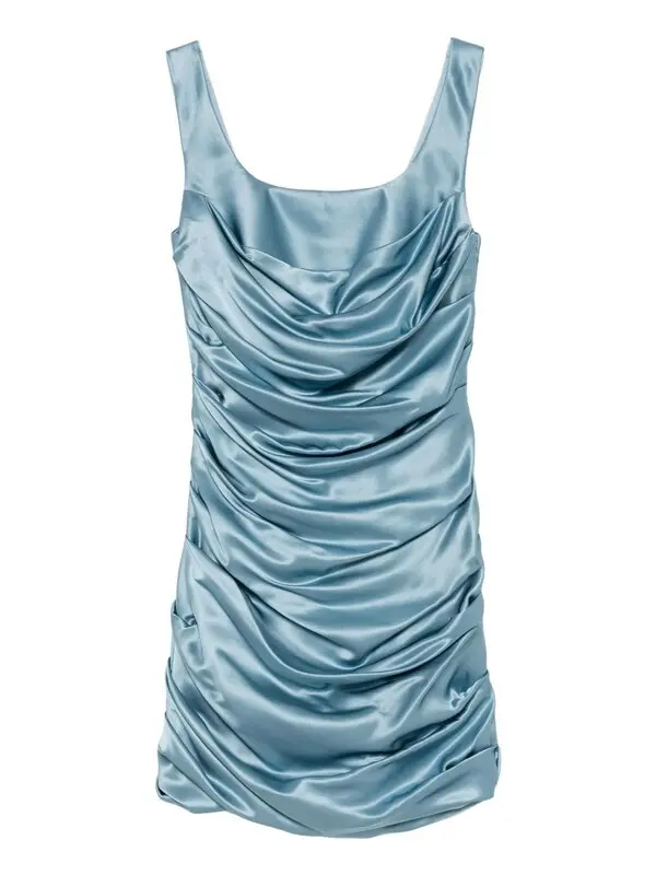 Giuseppe Di Morabito Sleeveless Ruched Dress - Blue