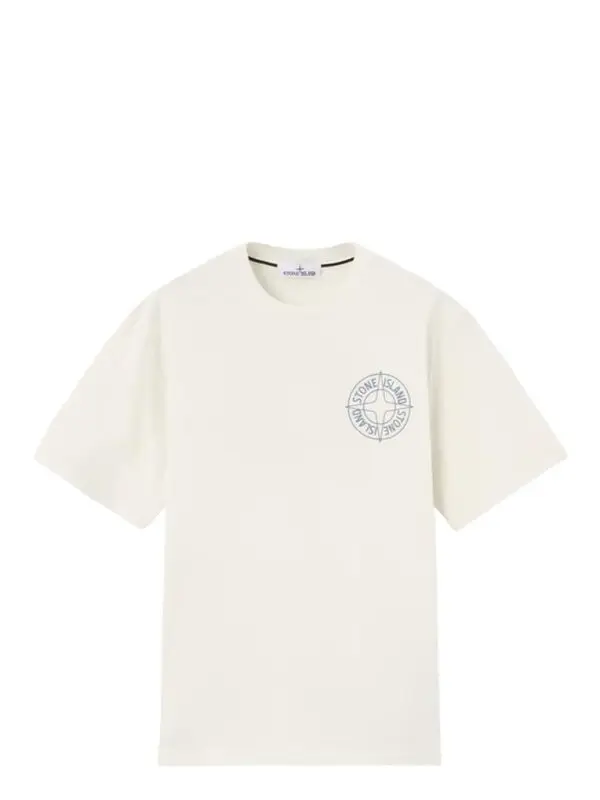 Stone Island Logo Back Print T-shirt - Ivory