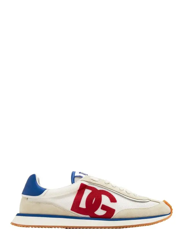Dolce & Gabbana Dg Logo Printed Low-top Sneakers - Multicolor