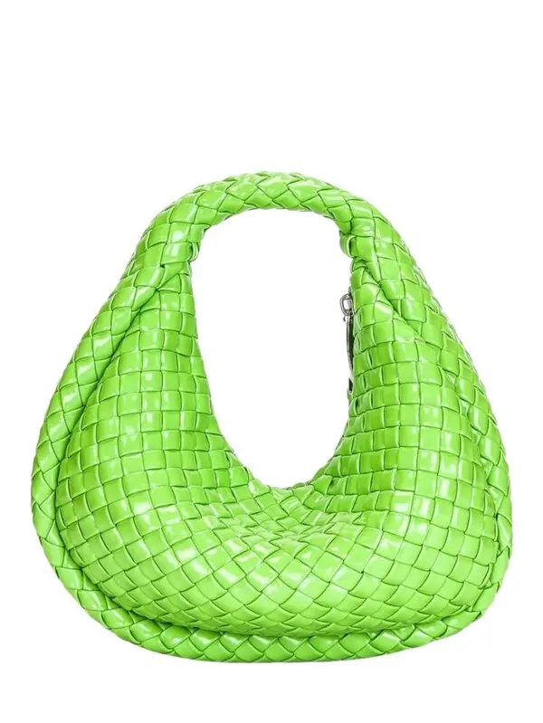 Bottega Veneta Woven Leather Handbag - Green