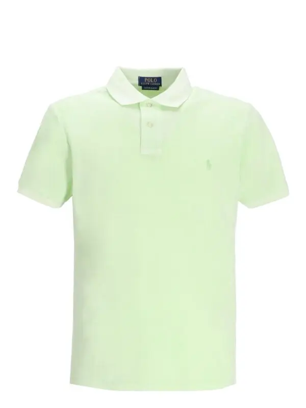 Polo Ralph Lauren Custom Slim Mineral-dyed Polo Shirt - White