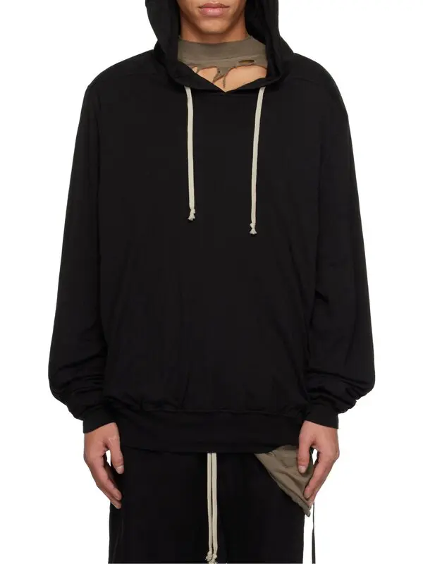 Rick Owens Layered Hoodie - Black