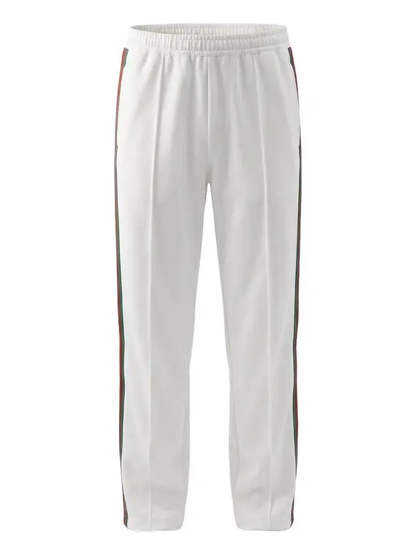 Gucci Jersey Drill Jogging Pants With Web Detail - Off White