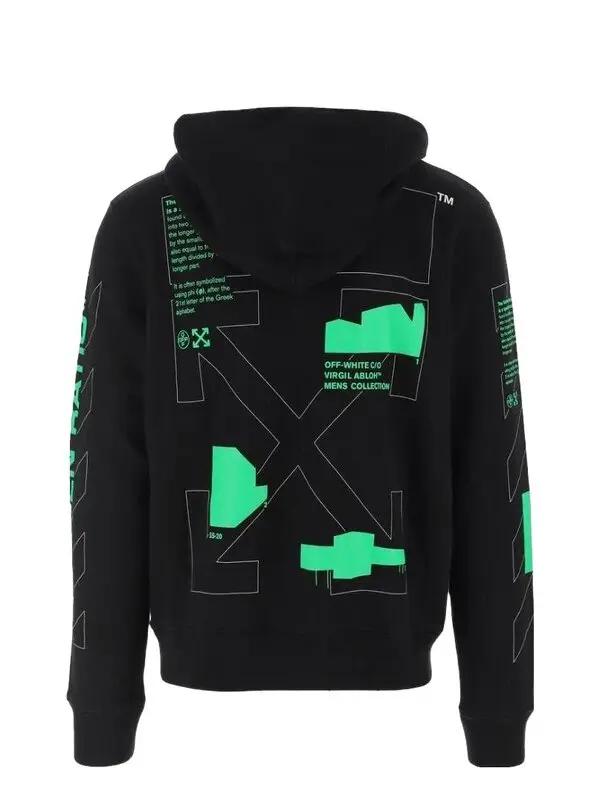 Off-White Arch Shapes Print Hoodie - Black