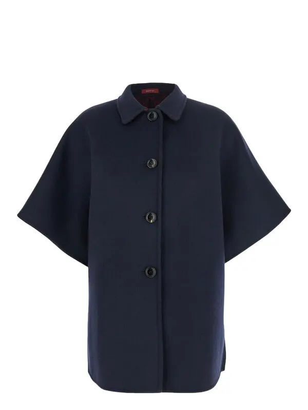 Gucci Reversible Short Sleeve Coat - Black