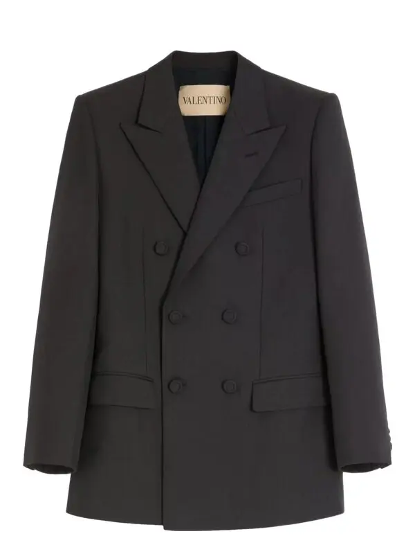 Valentino Garavani Double-breasted Blazer - Black
