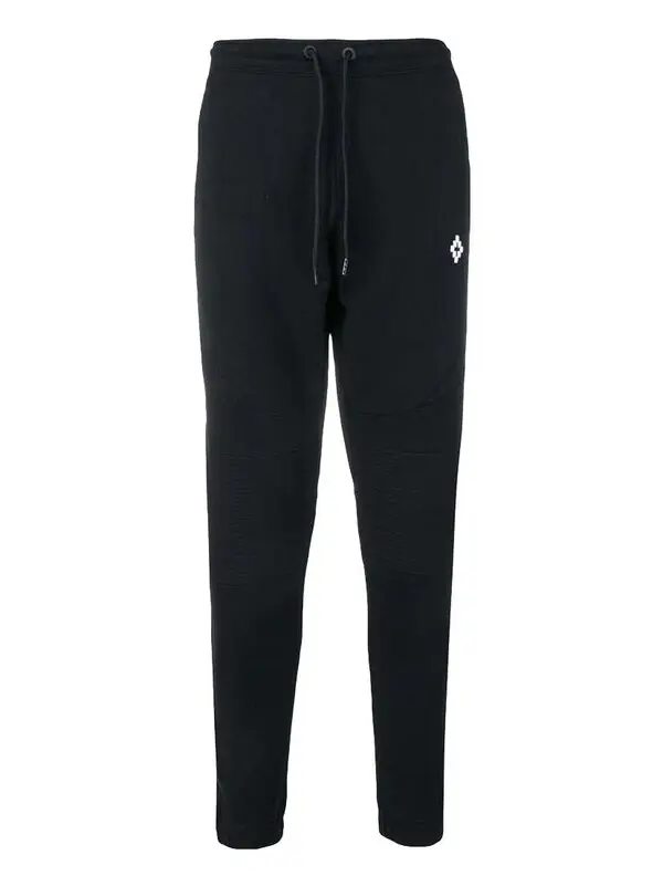 MARCELO BURLON COUNTY OF MILAN Tapered Track Pants - Black