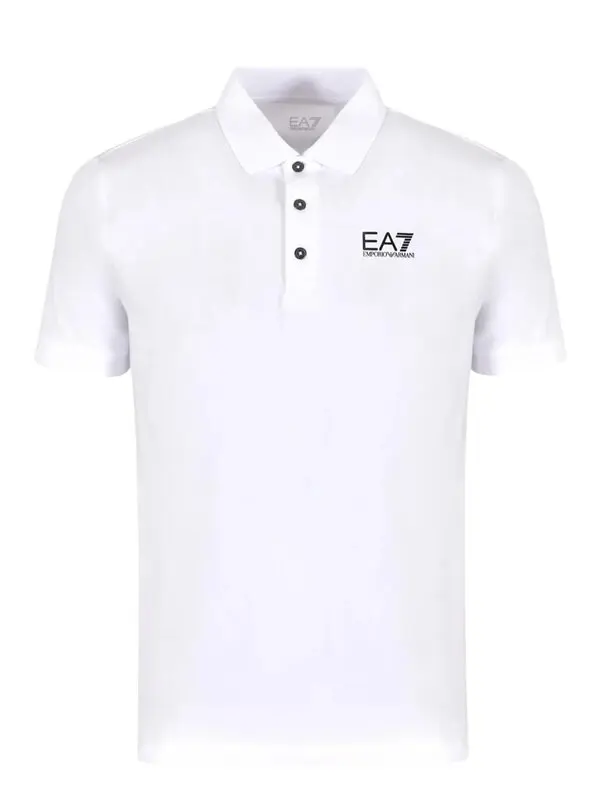 EA7 Short-sleeved Polo Shirt - White