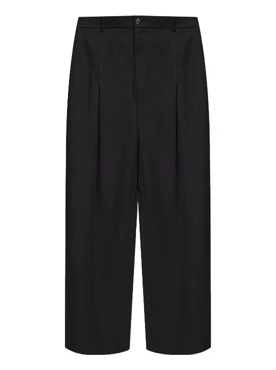 Loewe Pleated Casual Pants - Black