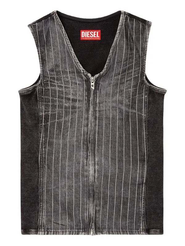 DIESEL® De-nessi-s Tank Top - Gray/black