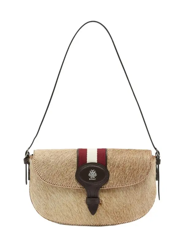 Bally Small Flap Shoulder Bag - Bone 50palladio