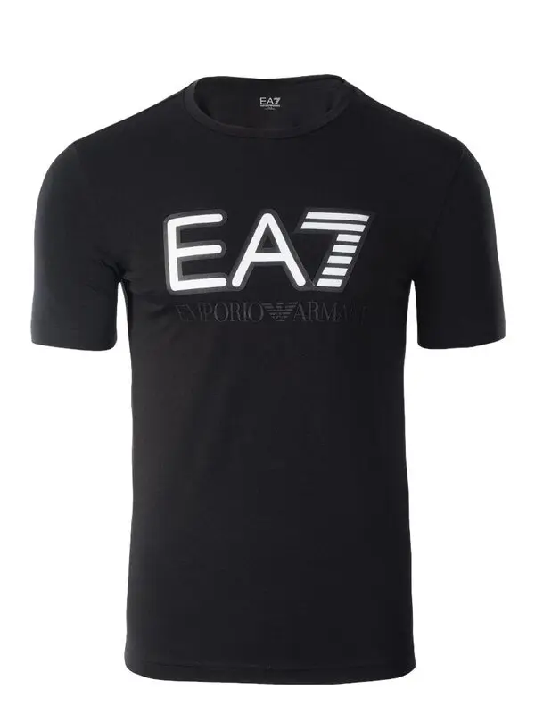 EA7 Logo Printed T-shirt - Black