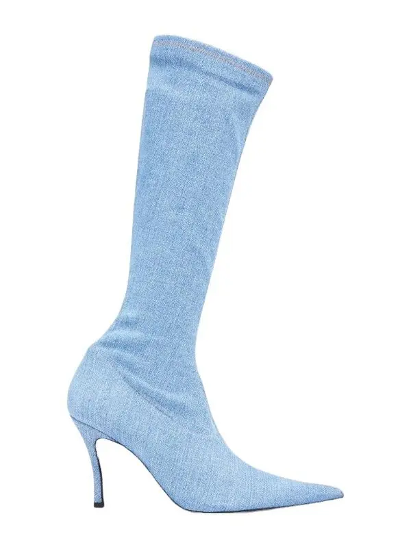 DIESEL® D-venus Stiletto Boots - Light Blue