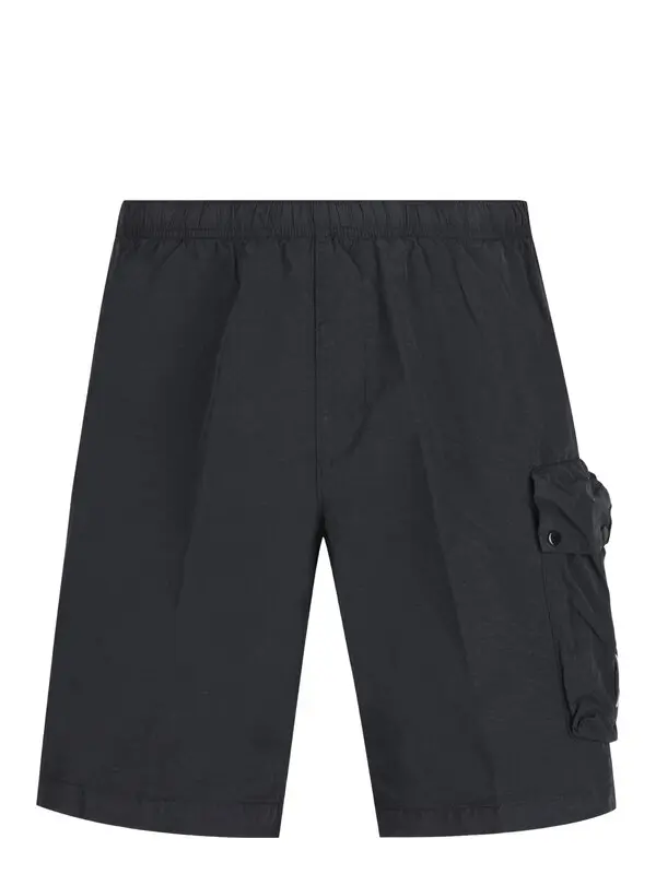 C.P. COMPANY Technical Shorts With Lens Pocket - Black