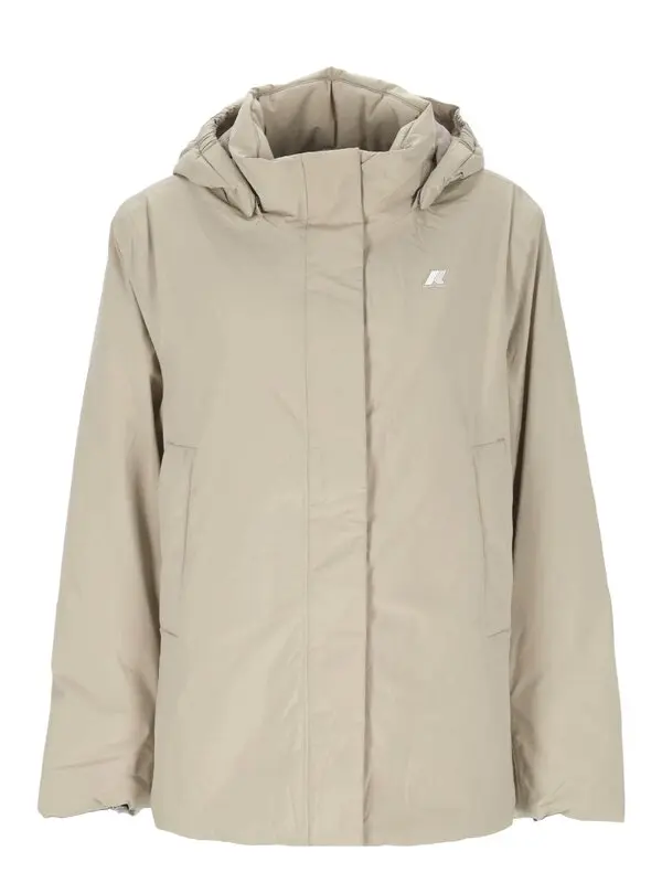 K-WAY Marlette Hooded Jacket - Nude