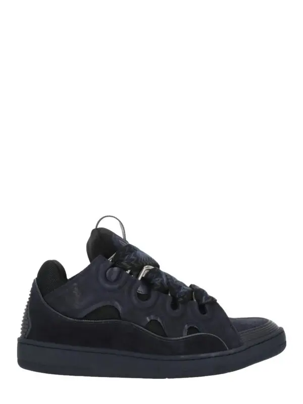 LANVIN Tie Low-top Sneakers - Black