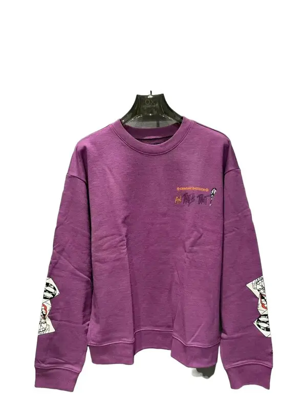 Chrome Hearts Long Sleeve Sweatshirt - Purple