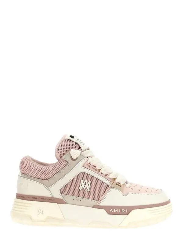 Amiri Round Toe Low-top Sneakers - Nude