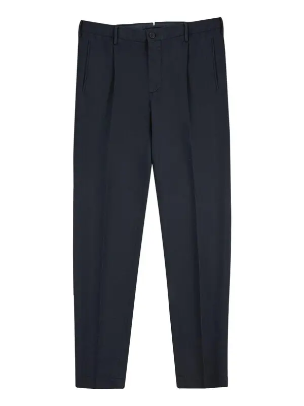 Incotex Pleated Trousers - Dark Blue