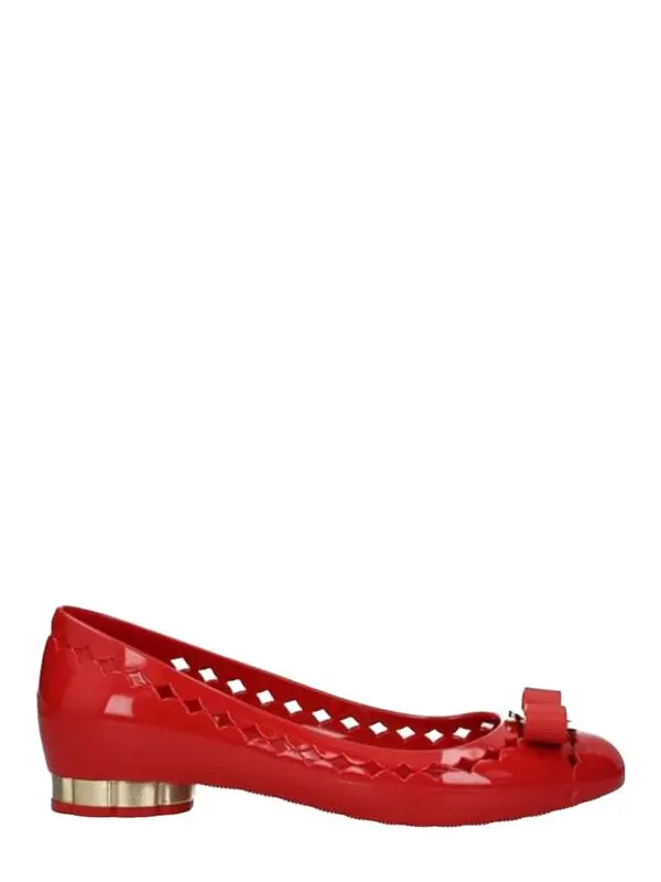 FERRAGAMO Butterfly Ballet Flats - Red
