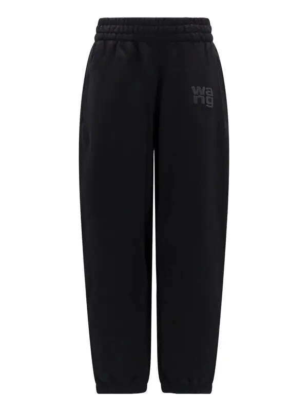 Alexander Wang Logo Terry Sweatpants - Black