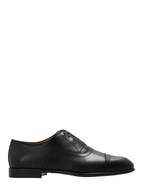 FERRAGAMO Lace-up Oxford Shoes - Black