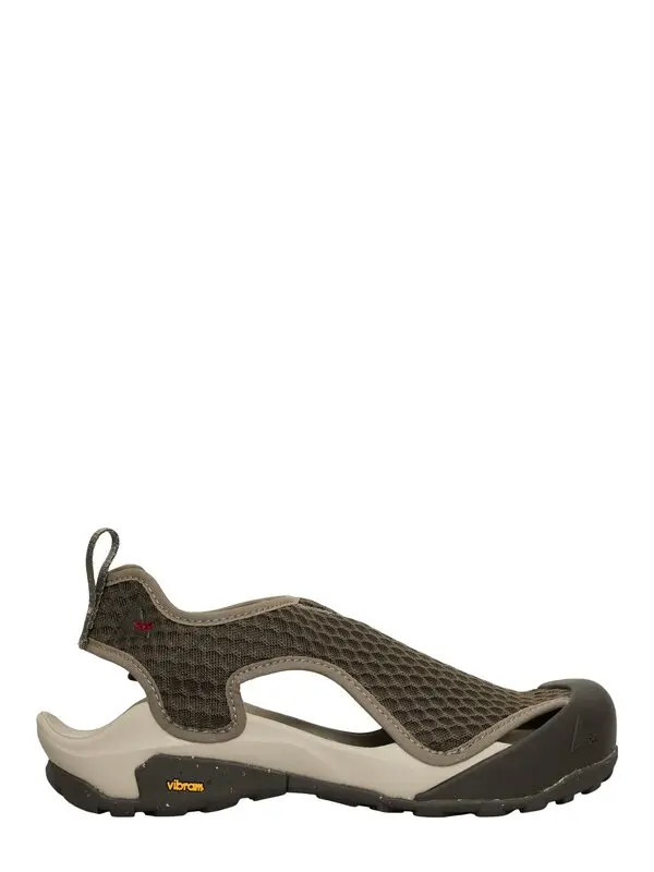 ROA Arpy Cut-out Detailed Mesh Sandals - Grey