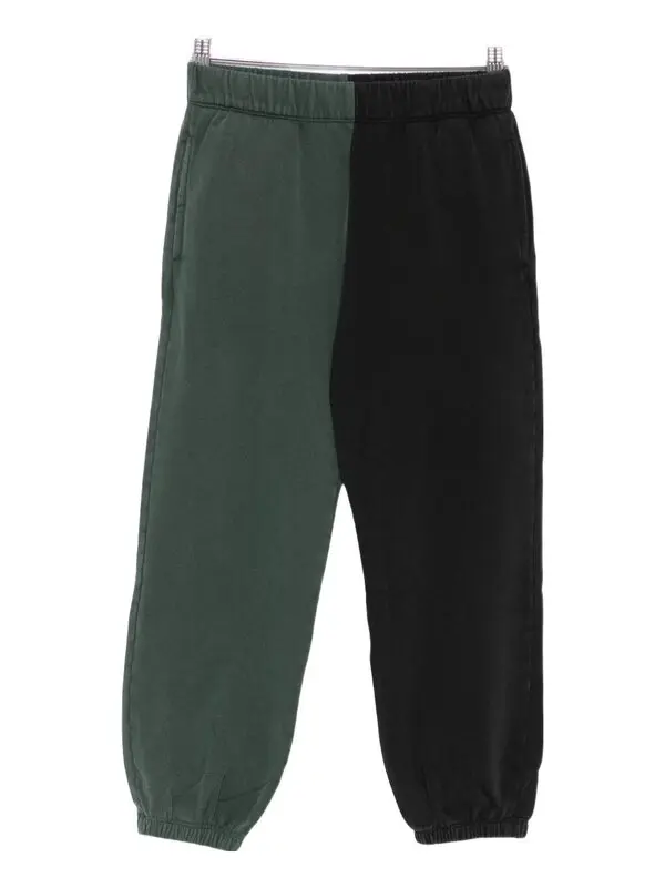 Stella McCartney Elastic Waist Colorblocked Trousers - Black