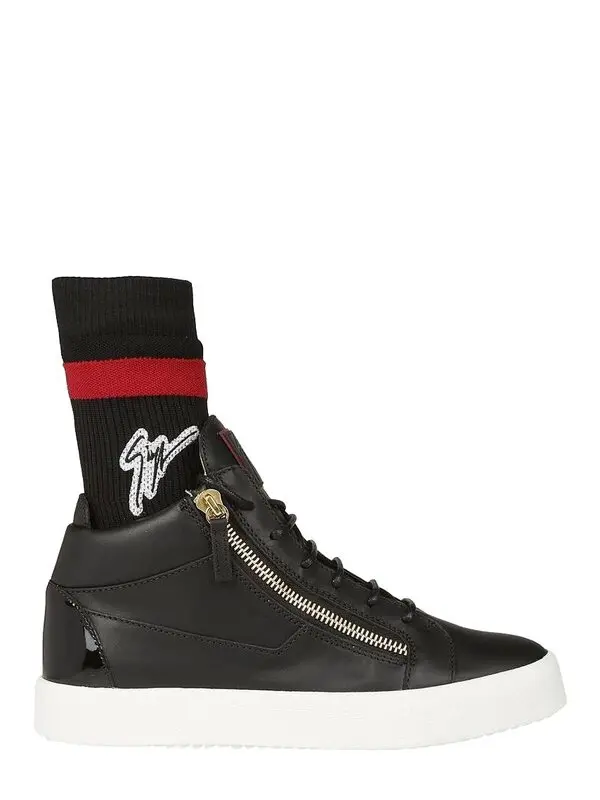 GIUSEPPE ZANOTTI Lace-up Casual Sneakers - Black