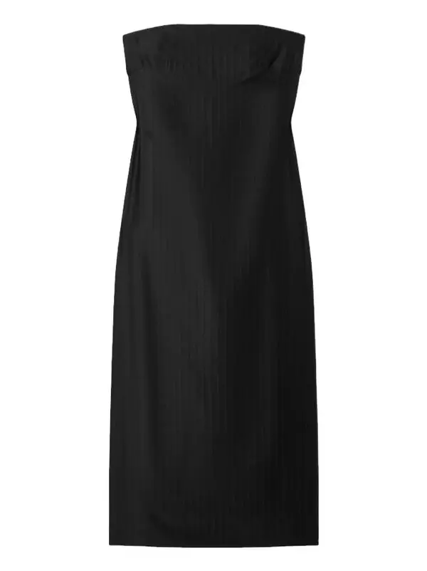 Loulou De Saison Giulia Strapless Paneled Dress - Black