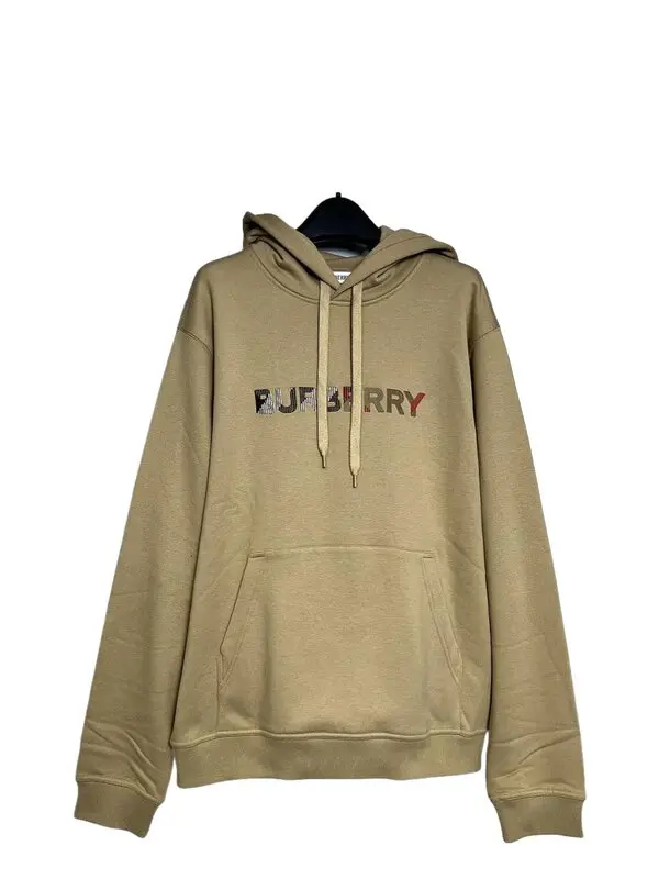 Burberry Long-sleeved Hooded Sweatshirt - Green