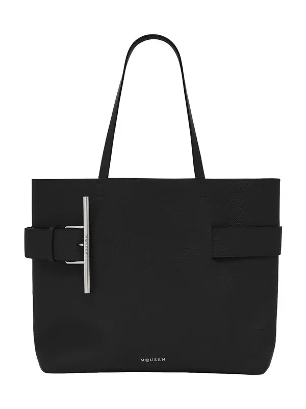 Alexander McQueen T-bar Sling Tote Bag - Black