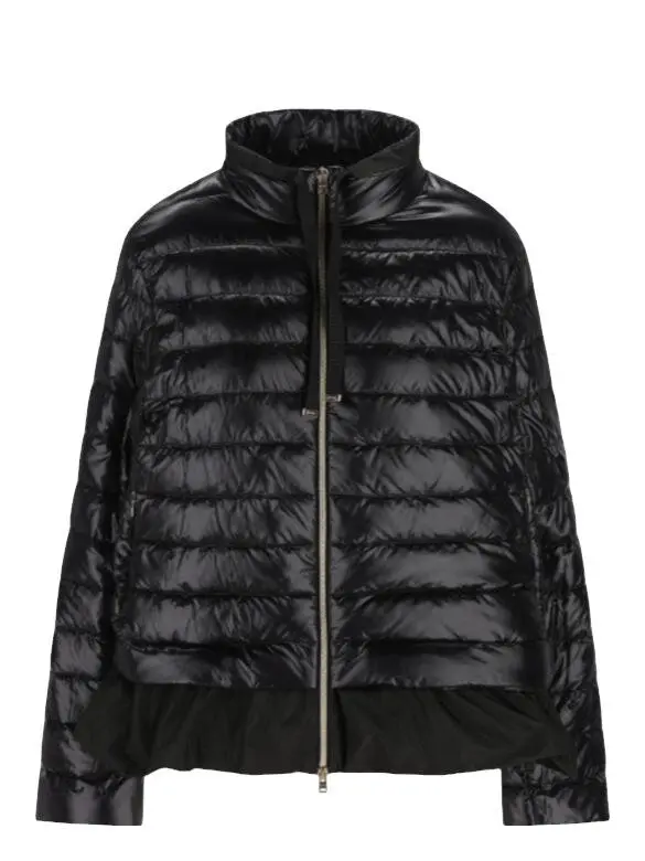 Herno Zip-up Drawstring Jacket - Black