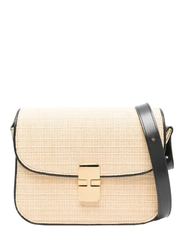 A.p.c. Grace Small Shoulder Bag - Beige