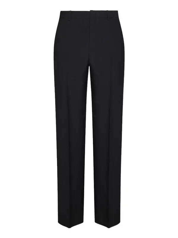 Valentino Garavani Tailored Straight Leg Pants - Black