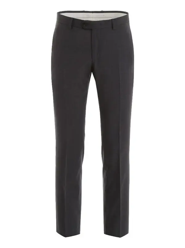 Zegna Logo Detailed Casual Pants - Black