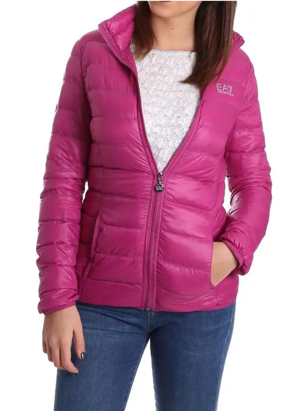 EA7 Logo Down Jacket - Pink